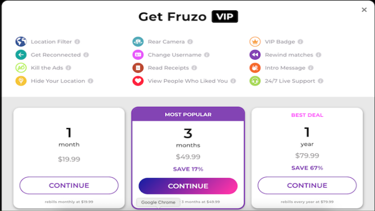 Fruzo - Video Chat for Unique Friends Discovery - Pink Chat
