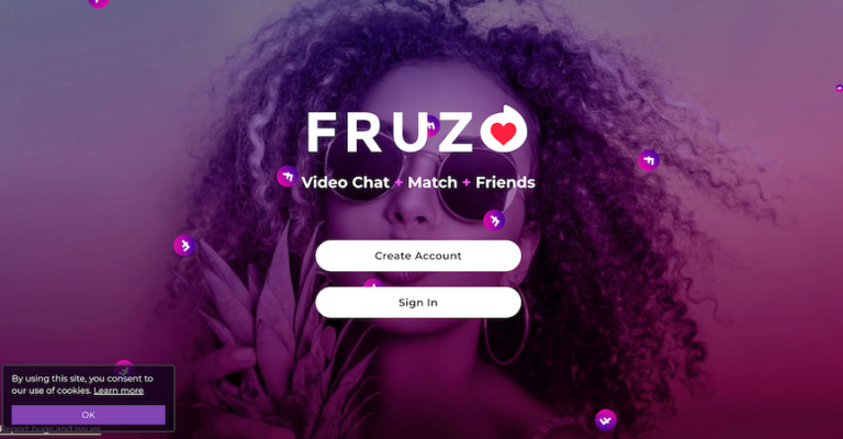 Fruzo - Video Chat for Unique Friends Discovery - Pink Chat