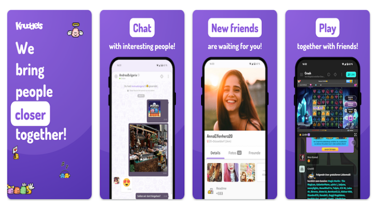 Knuddels Chat: Germany's Top Chat & Games Community - Pink Chat